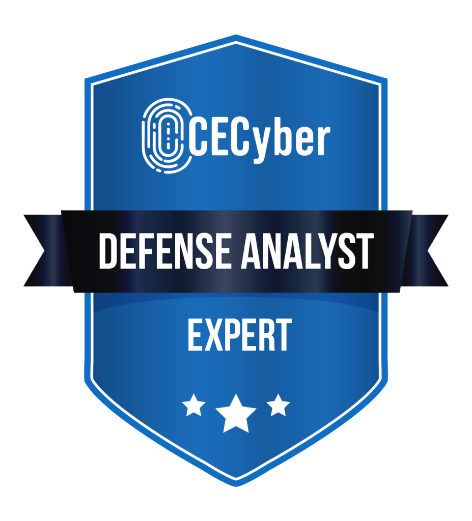 Defense Analyst Formation - CECyber